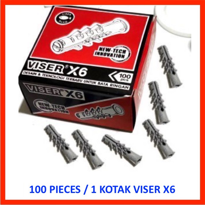 Jual VISER X6 / X Beton Bata Dinding Tembok S6 Kotak Dus | Shopee Indonesia