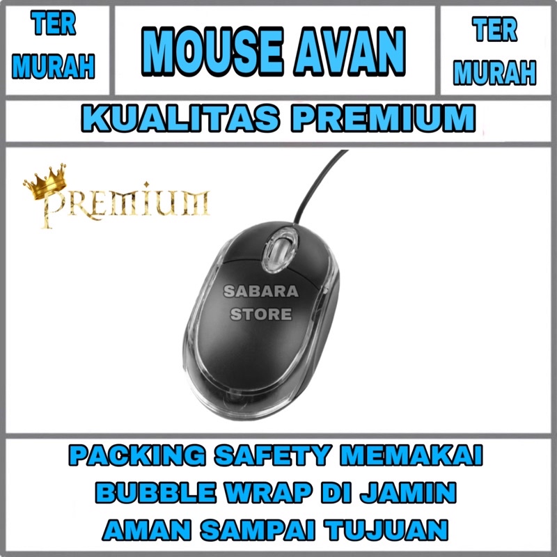 Jual Mouse USB AVAN / Mouse Optical USB AVAN / MOUSE PAD MURAH kualitas ...
