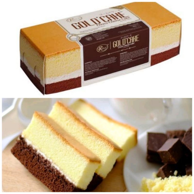 Jual BERNARDI RIOUS GOLD CAKE Choco Cheese Japanese Cake 200gr | Shopee ...