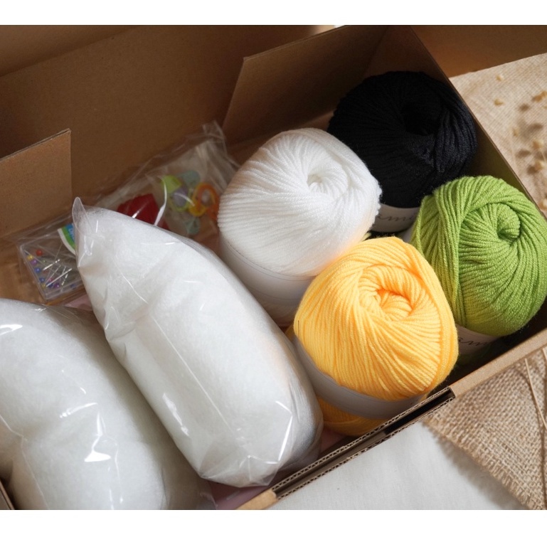 Jual Paket Rajut DIY Crochet Starter Kits Amigurumi Boneka Rajut ...