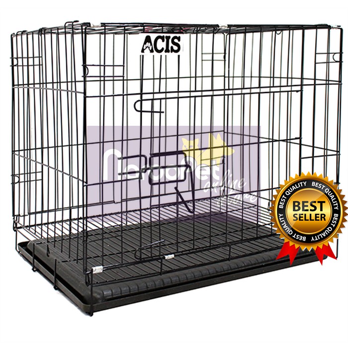 Jual Kandang Acis DC600A Dog Cage 60x42x51 (2 Door) | Shopee Indonesia