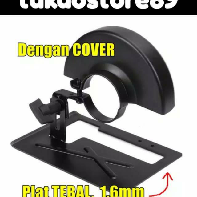Jual tatakan gerinda tangan plus cover / dudukan gerinda + cover ...