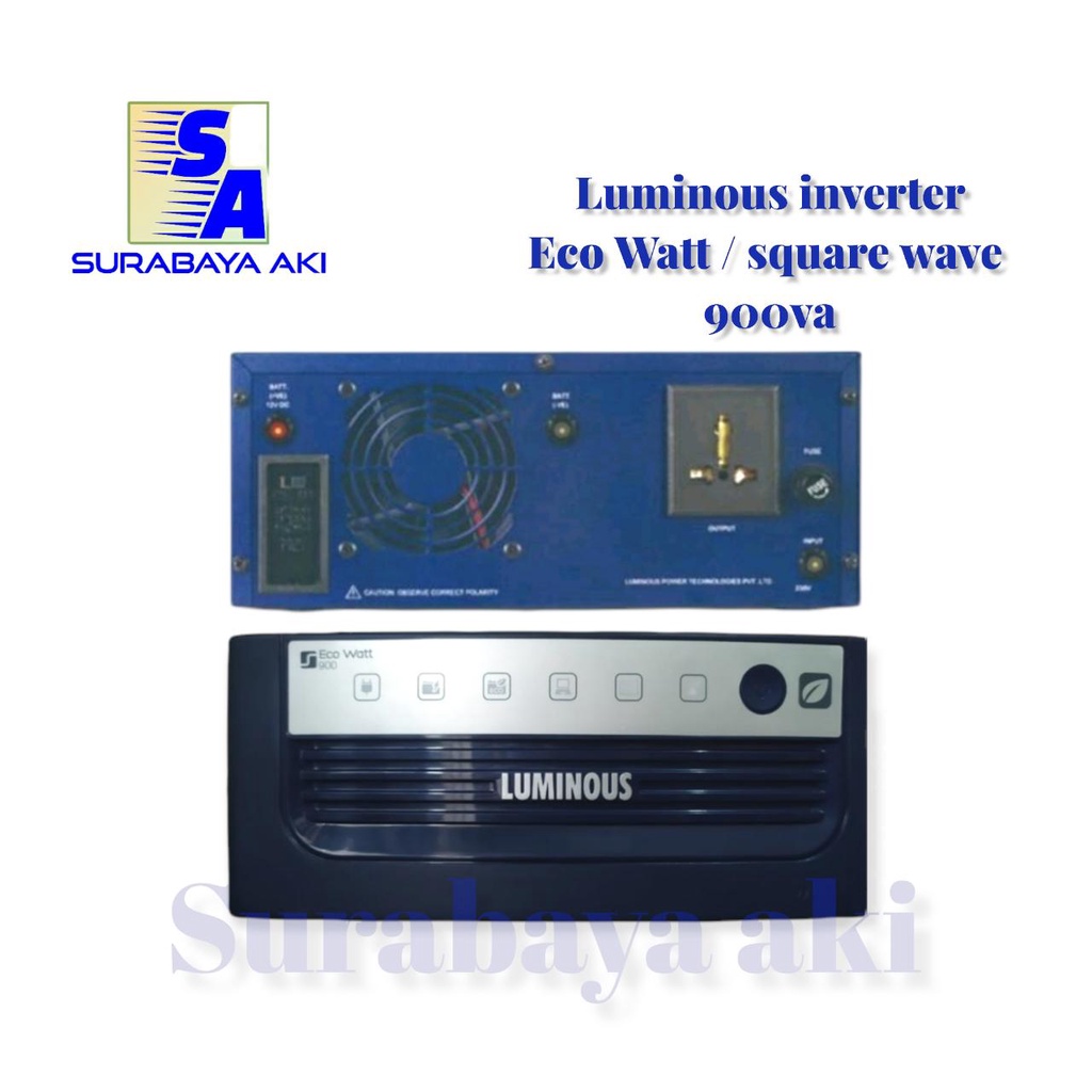 Jual INVERTER LUMINOUS ECO WATT SQUARE WAVE 900VA ECOWATT 900 VA ...