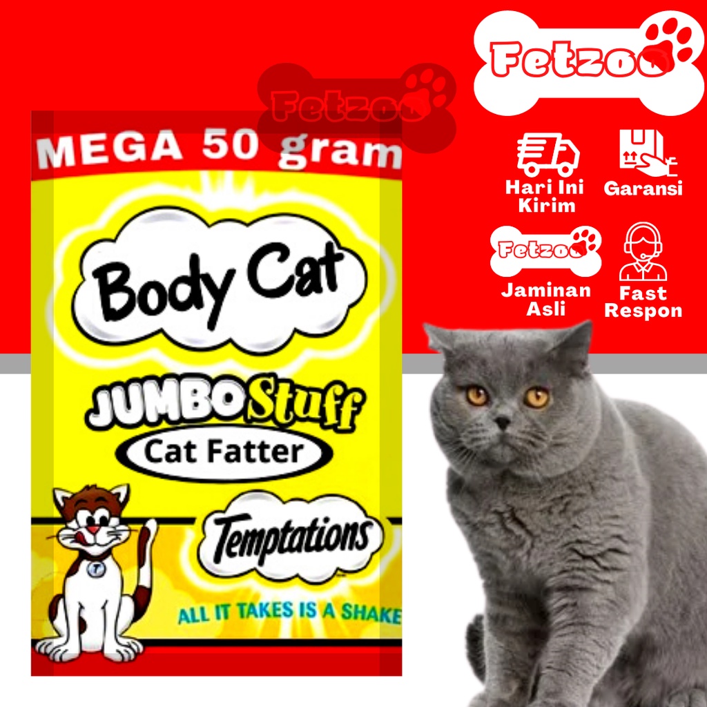 Jual Body Cat Penggemuk Kucing 50 gr | BODYCAT KUCING FETZOO | Shopee ...