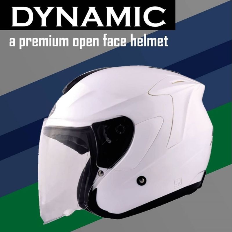 Jual HELM INK DYNAMIC PUTIH SOLID ORIGINAL | Shopee Indonesia