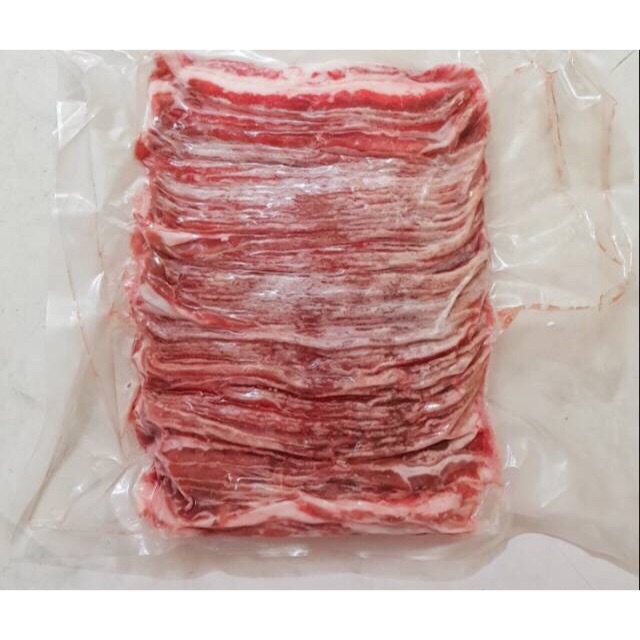 Jual Daging Slice Beef Shortplate USA 1kg | Shopee Indonesia