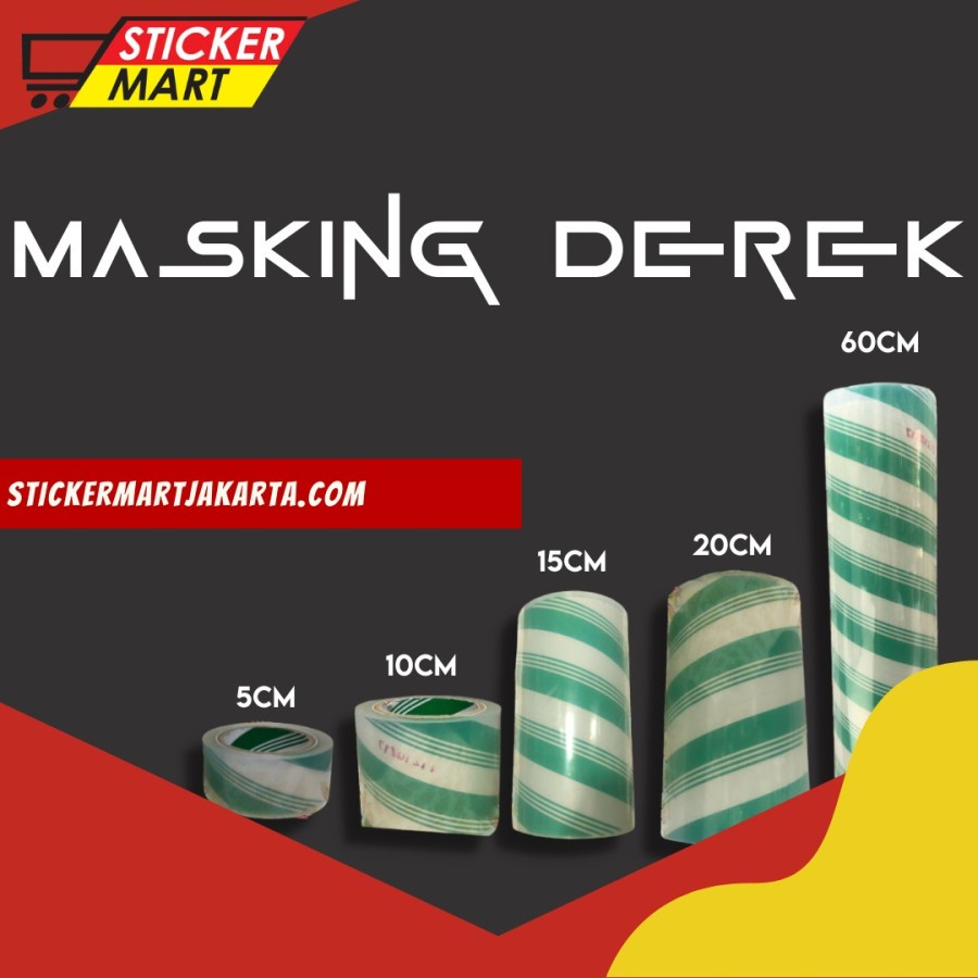 Jual Masking Tape Murah variasi ukuran laminasi utk cutting sticker ...