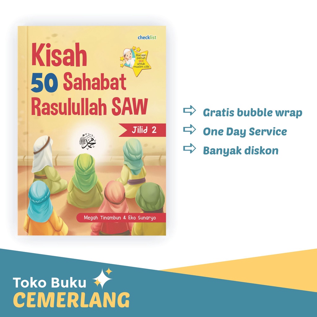 Jual Buku Anak Kisah 50 Sahabat Rasulullah saw Jilid 2 Full Color | Shopee Indonesia