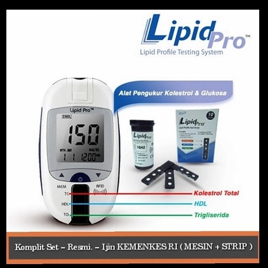 Jual Lipid Pro Meter + Strip Lipid Pro isi 10 test strip | Shopee Indonesia