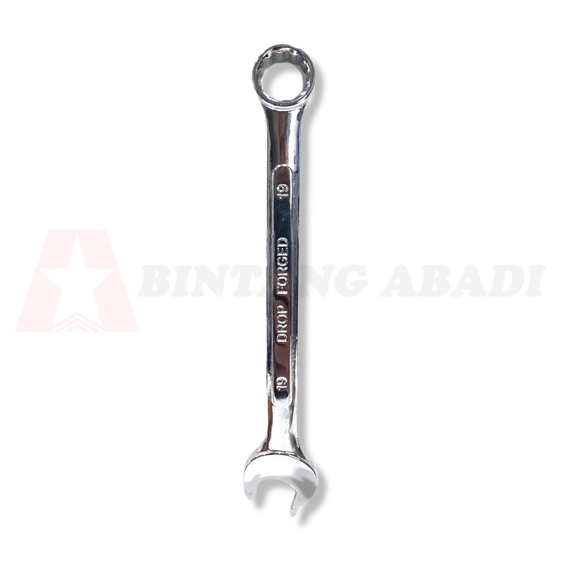 Jual ATS KUNCI RING PAS 19mm / Offset Ring Spanner - Open End Wrench ...