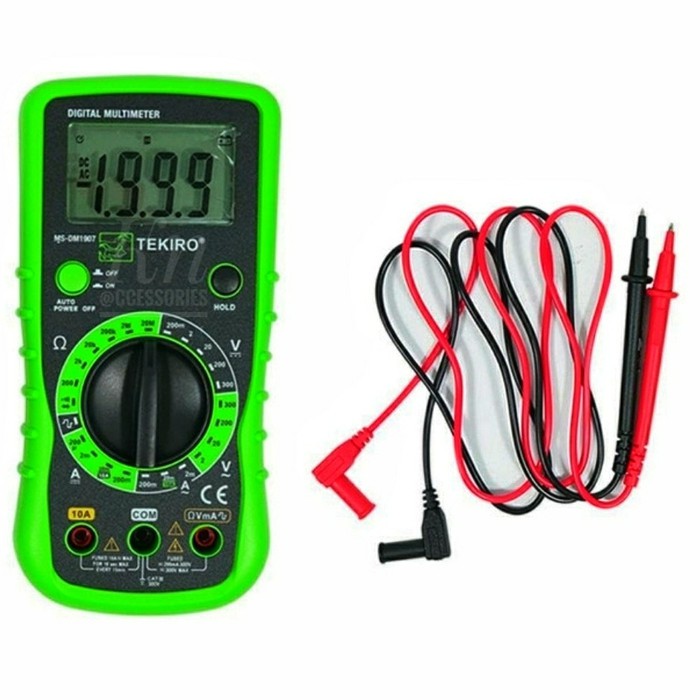 Jual TEKIRO DIGITAL MULTIMETER / MULTI TESTER - AVO METER DIGITAL ...