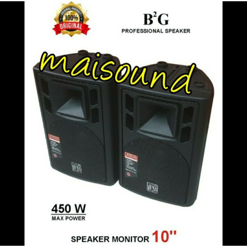 Jual SPEAKER PASIF B2G 10 INCH MODEL HUPER BOX FIBER SEPASANG 2 UNIT | Shopee Indonesia