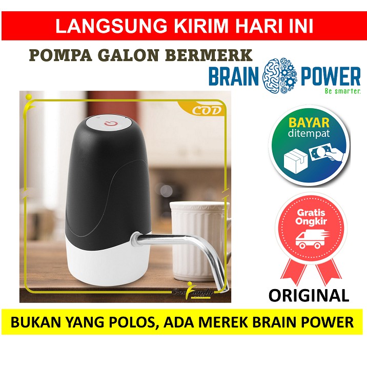 Jual Brain Power Pompa Galon Elektrik Electric Otomatis Dispenser Air ...