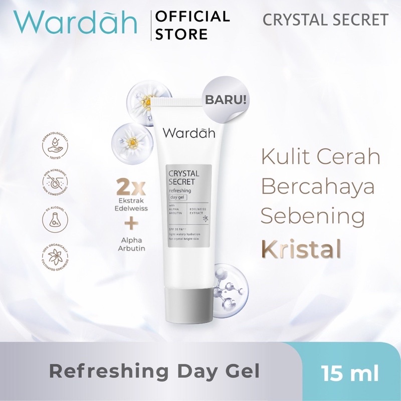 Jual wardah crystal secret 17ml Day cream PA++ (new packing) | Shopee ...