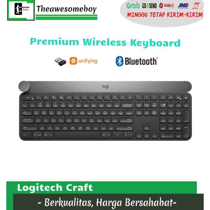 Jual Logitech Craft Wireless Keyboard Intelligent Control Adobe ...