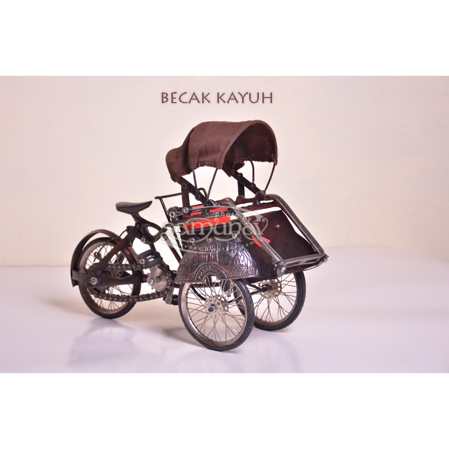 Jual Miniatur Becak Mini Unik Dan murah | Shopee Indonesia