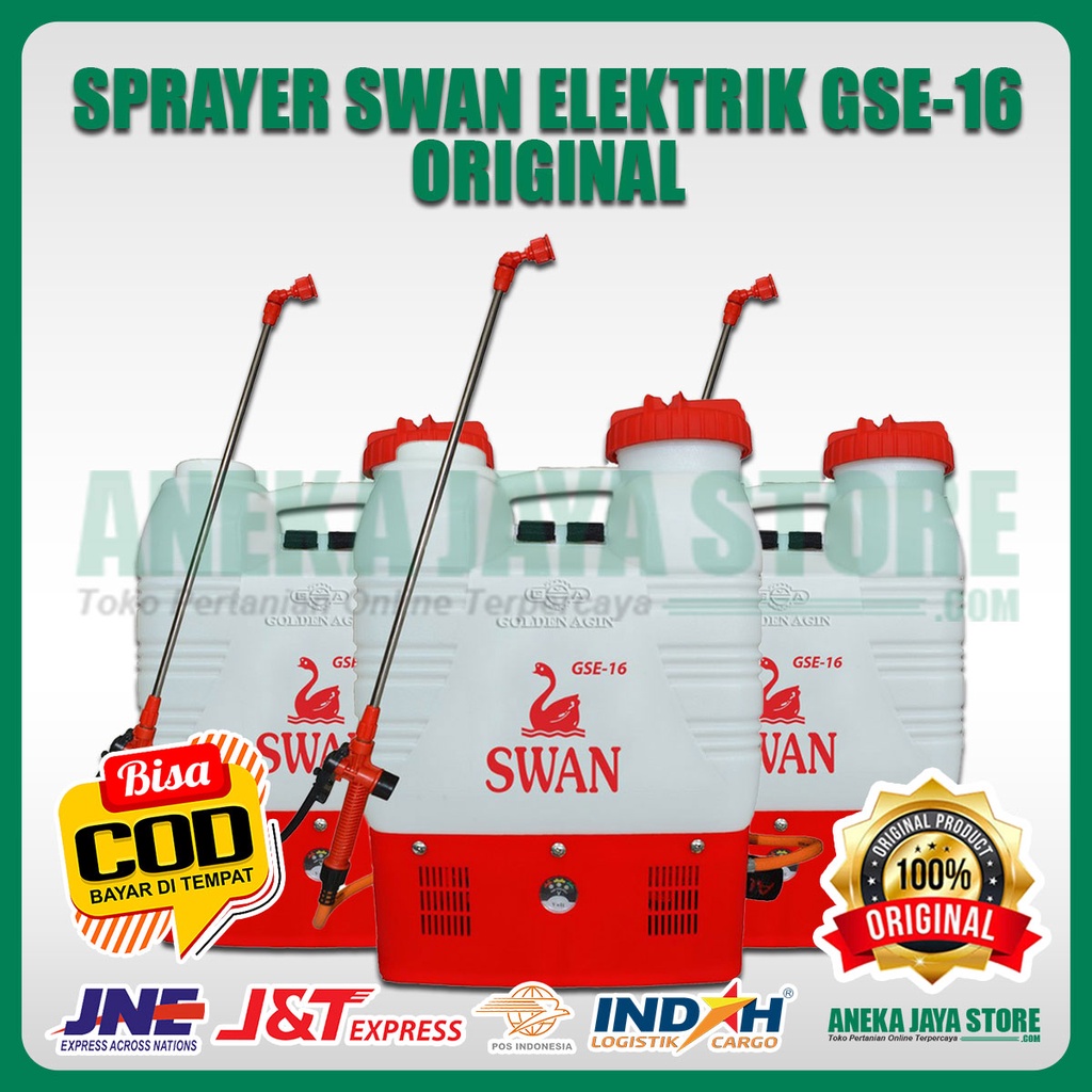Jual Tangki Semprot Elektrik SWAN GSE-16 - 16 Liter | Shopee Indonesia