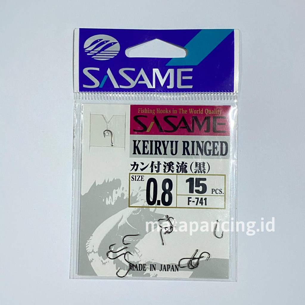 Jual Mata Pancing SASAME KEIRYU RINGED Size 0.8 - 3 | Shopee Indonesia