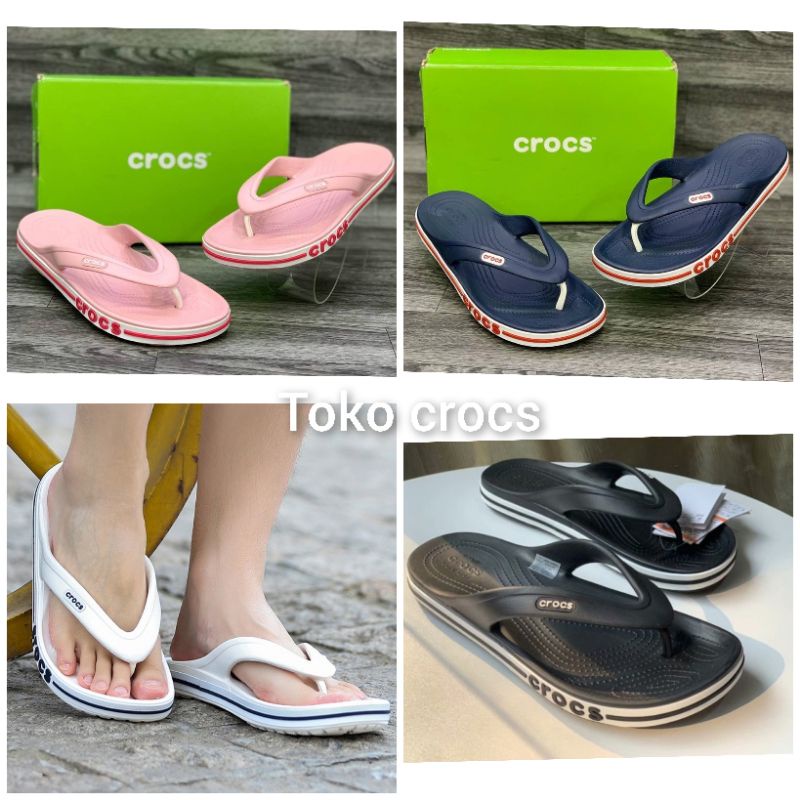 Jual Sendal Crocs Baya flip unisex / Crocs Baya / Sandal pria crocs ...