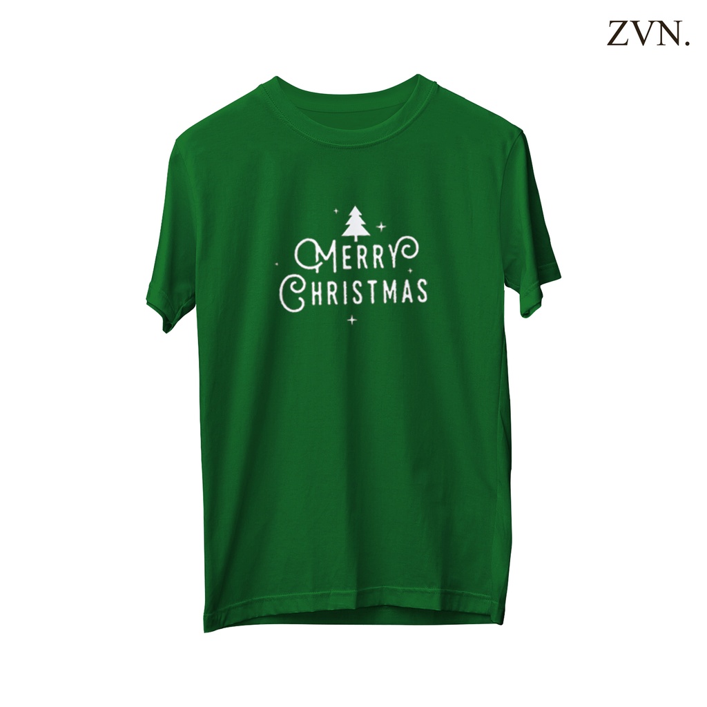 Jual Kaos Natal (Tree Christmas ) Custom Sablon A4 Print DTF | Shopee ...