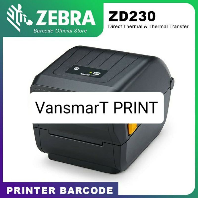 Jual PRINTER LABEL STICKER BARCODE ZEBRA ZD230 ( 203 DPI - USB ...