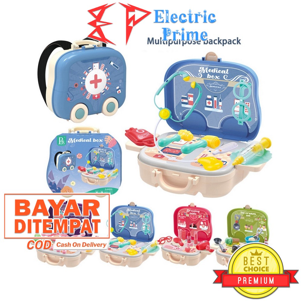 Jual Mainan Peran Edukasi Anak Backpack Role Play Set Kitchen Dressing ...