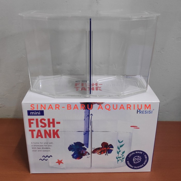 Jual AQUARIUM MINI TOPLES CUPANG AQUARIUM CUPANG AKRILIK | Shopee Indonesia