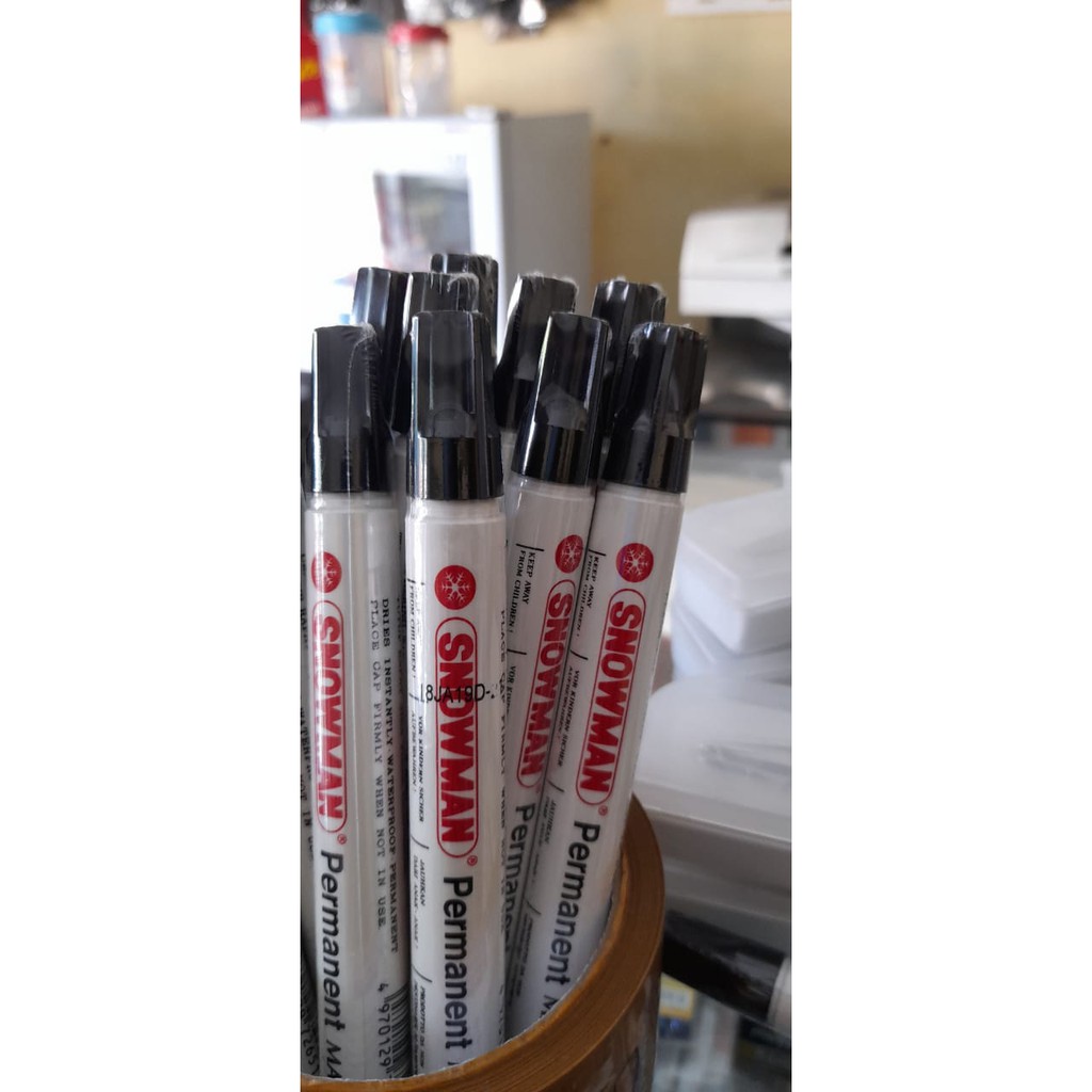 Jual SNOWMAN Permanent Marker/ Spidol Snowman permanen | Shopee Indonesia