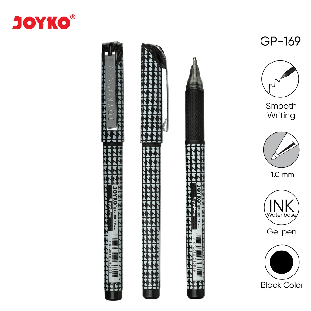 Jual Gel Pen Pulpen Pena Jel Joyko GP-169 Sign Pro 1.0 mm | Shopee Indonesia