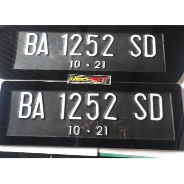 Jual Plat mobil akrilik custom | Shopee Indonesia