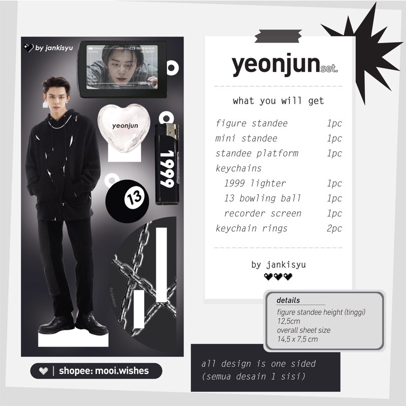 Jual Yeonjun TXT Acrylic Sheet Standee Keychain [READY - LIMITED] by ...