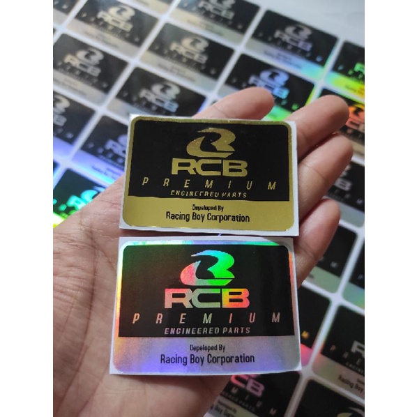 Jual STICKER PRINTCUTT SHOCK MOTOR RCB RACING BOY | Shopee Indonesia