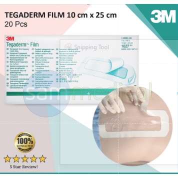 Jual 3M Tegaderm plester Transparan (1627W) / plester transparan ...