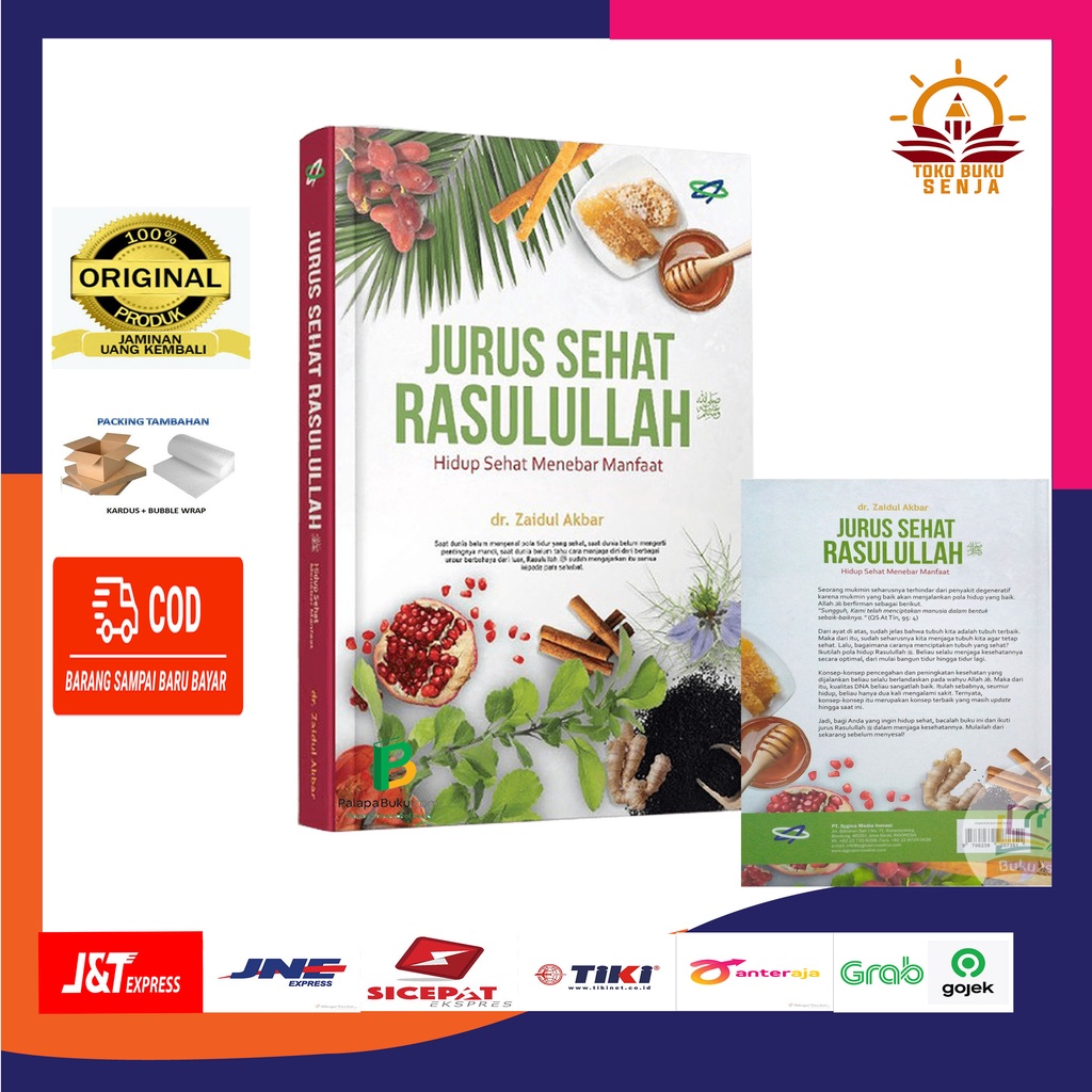 Jual Original JURUS SEHAT RASULULLAH Dr. Zaidul Akbar | Shopee Indonesia