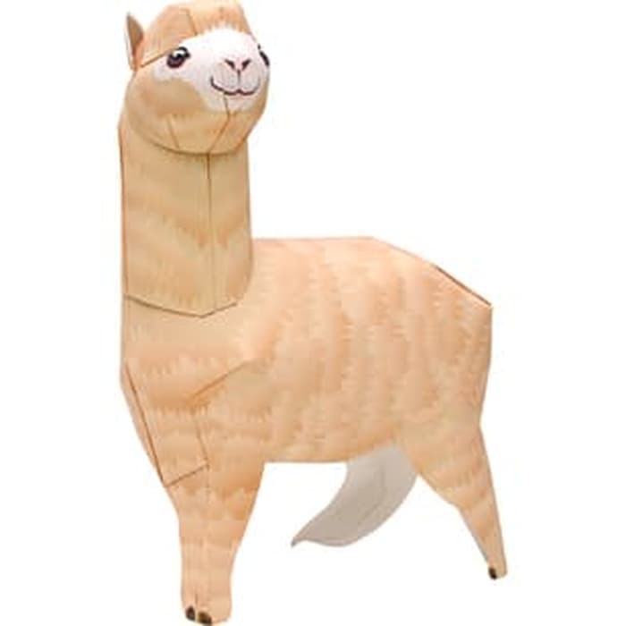 Jual DIY Papercraft Boneka Kertas Hewan Alpaca | Shopee Indonesia