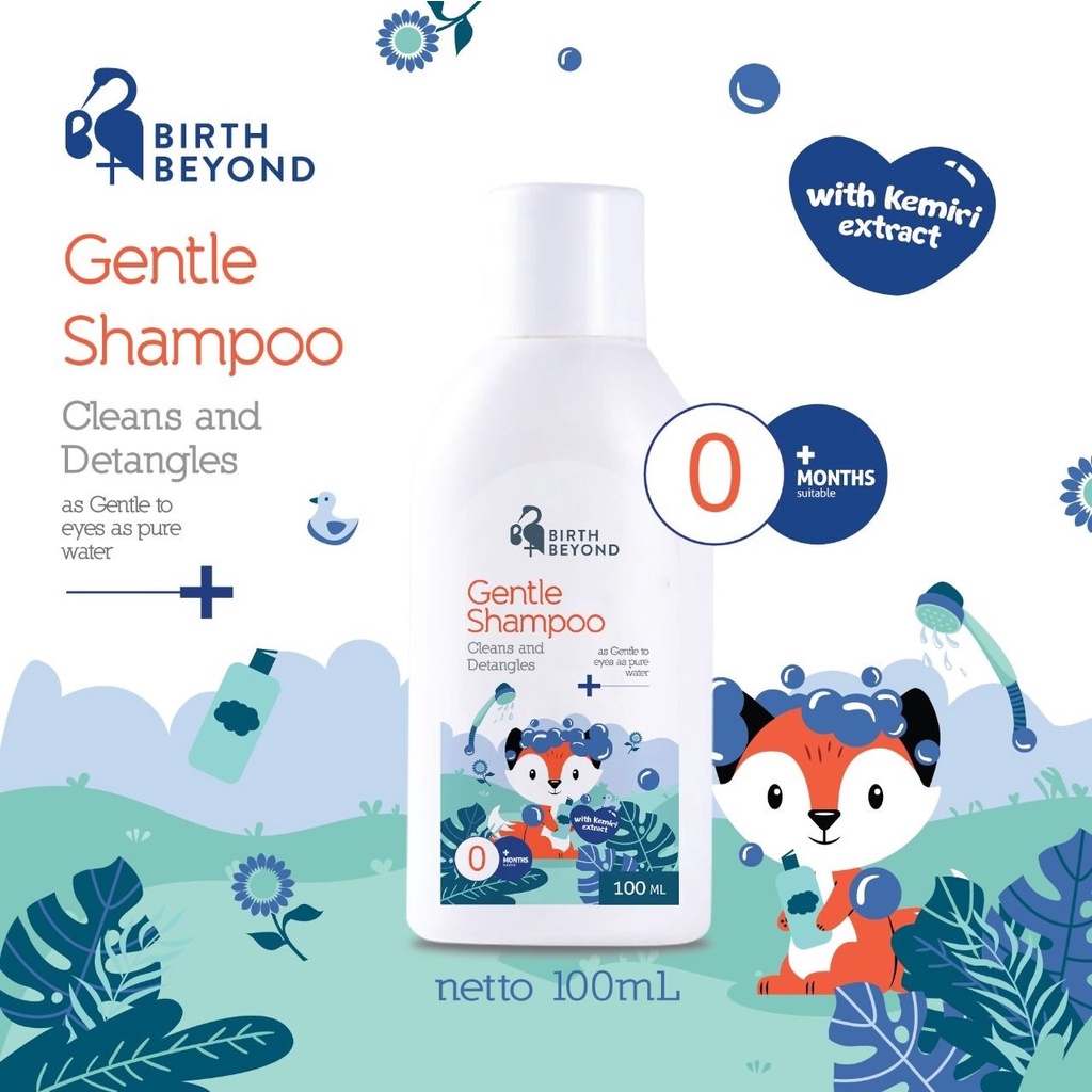 Jual [B1G1] Shampoo Bayi - Birth Beyond Gentle shampoo 100 ML | Shopee ...
