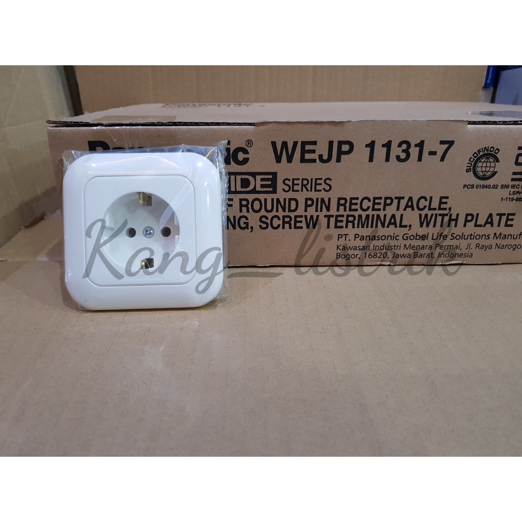 Jual Stop Kontak Panasonic - WEJP1131-7 (Non CP) | Shopee Indonesia