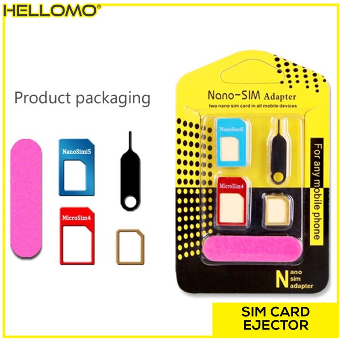 Jual Sim Card Adaptor / Adaptor Sim Card / Nano Simcard Ejector ...