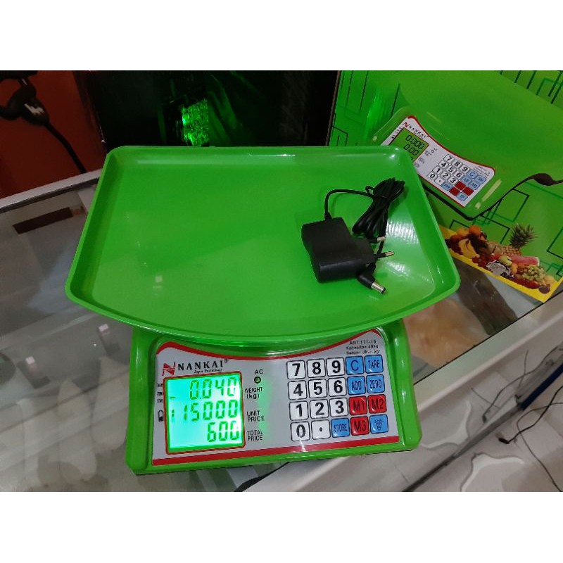 Jual Timbangan Duduk Digital Nankai 40kg Timbangan Buah 40 kg | Shopee Indonesia