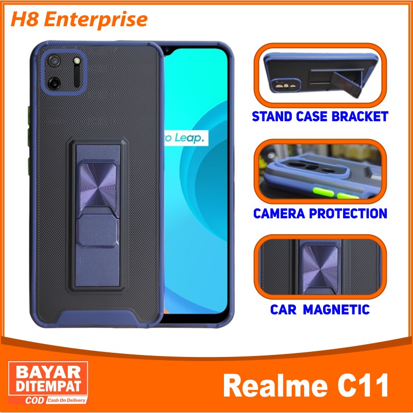 Jual HardCase Ultimate Luxury Aero Fiber Carbon Realme C11 Casing Armor ...