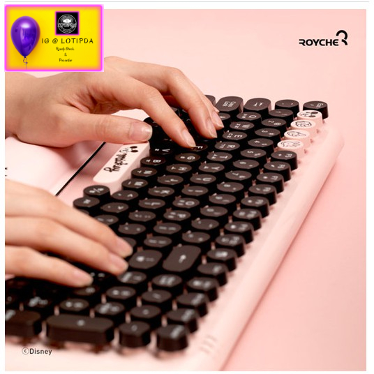 Jual DISNEY MICKEY MOUSE RETRO KEYBOARD WIRELESS FROM ROYCHE ORIGINAL ...