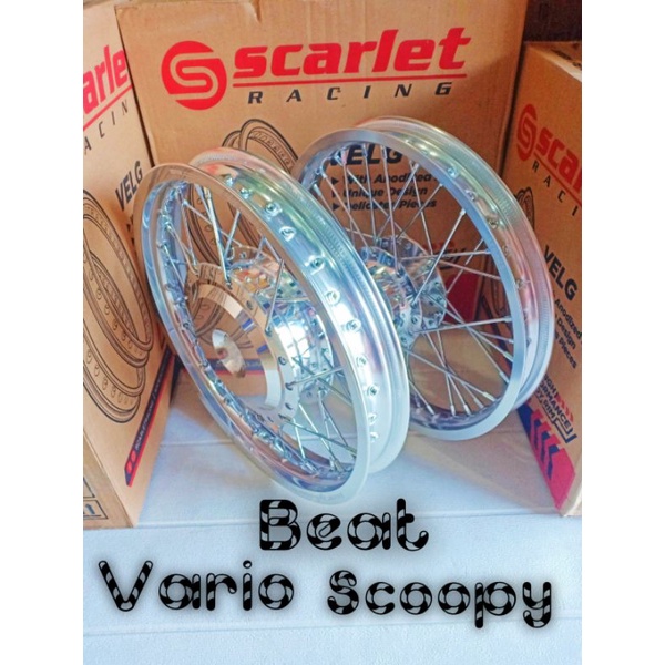 Jual Velg Jari Jari Ring 14 Merk Scarlet Ukuran 140 X 160 Untuk Motor ...
