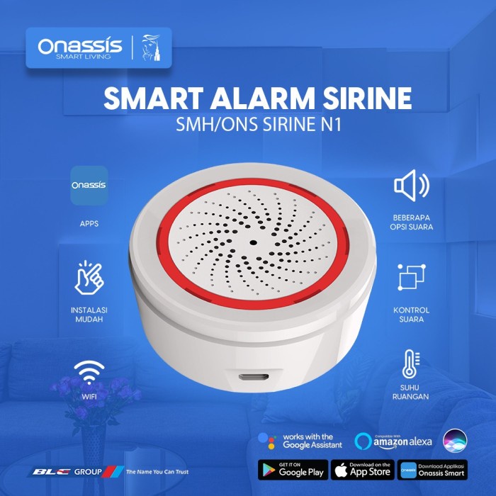 Jual Smart Alarm Sirine SMH/ONS SIRENE N1-alarm sirine onassis | Shopee ...