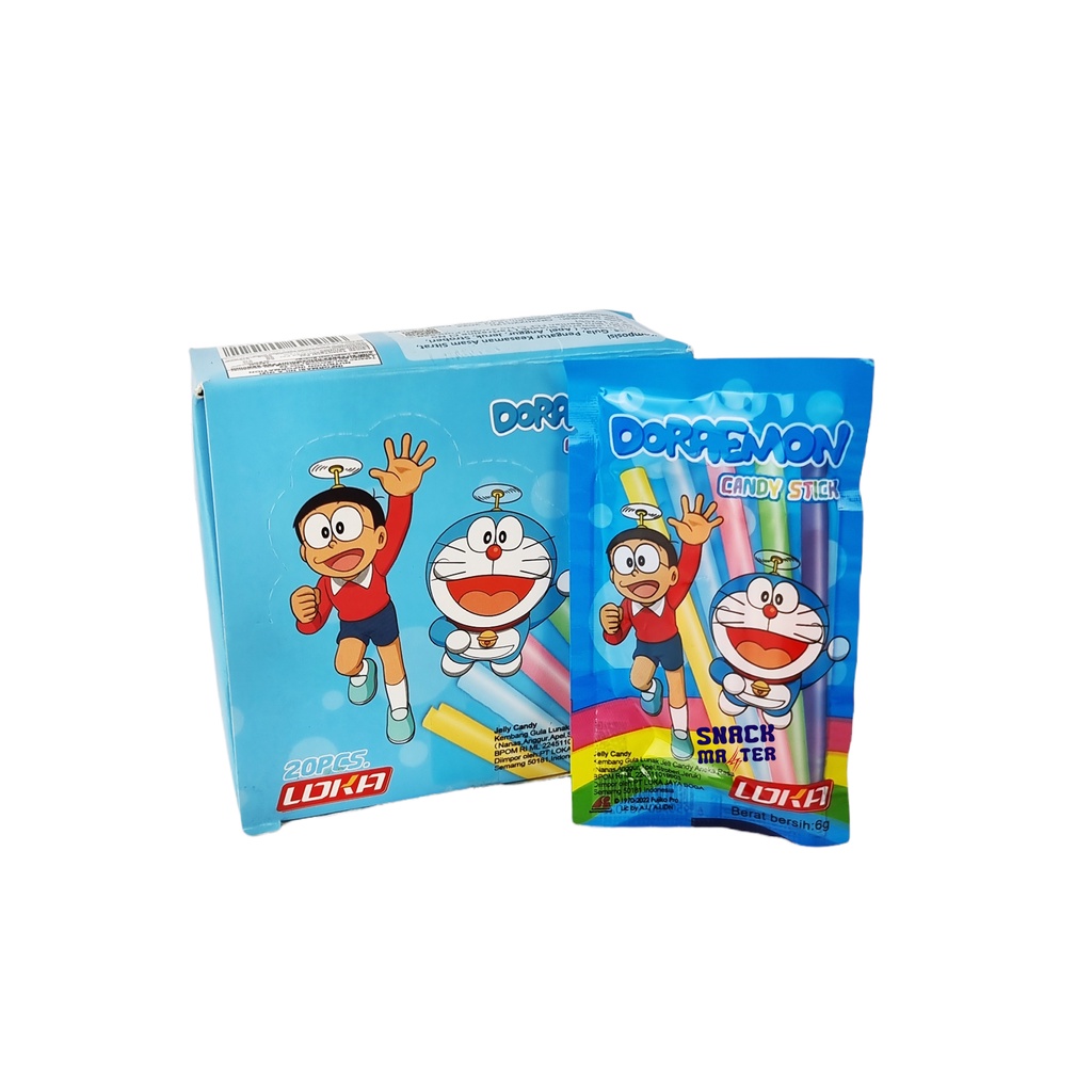 Jual Loka Doraemon Candy Stick - Netto 20pcs | Shopee Indonesia