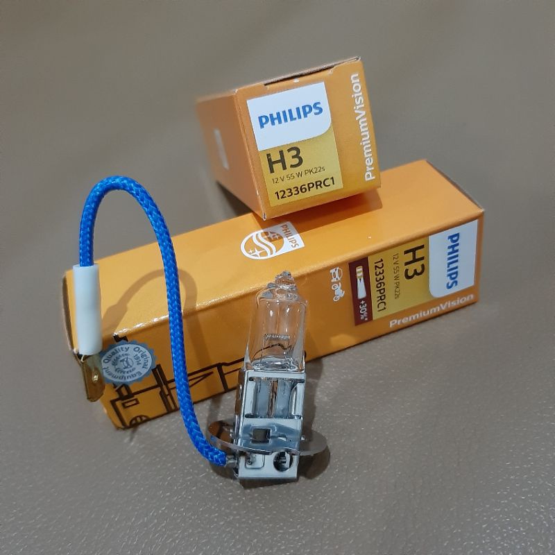 Jual Bohlam Lampu Philips H3 12V 55W | Shopee Indonesia