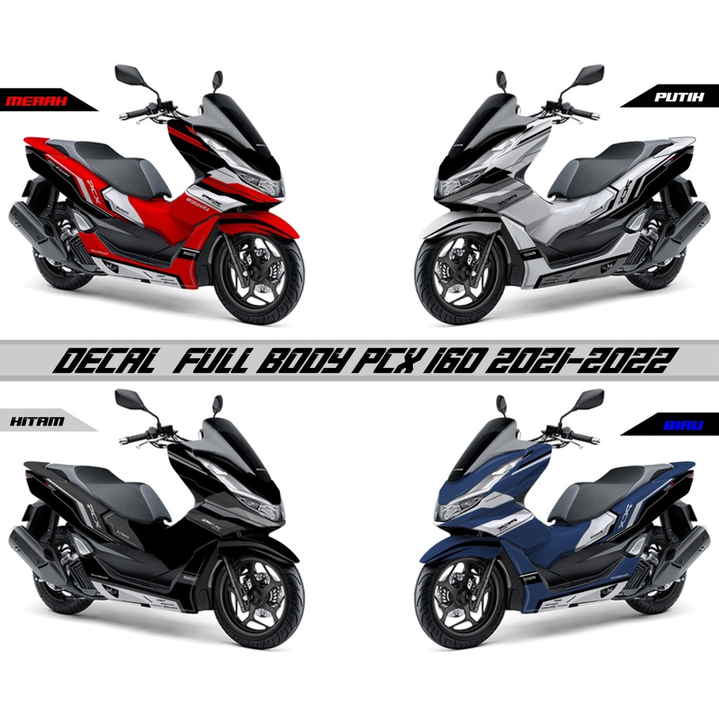 Jual Striping sticker decal Honda PCX new 2021- 2022 160 up full body ...