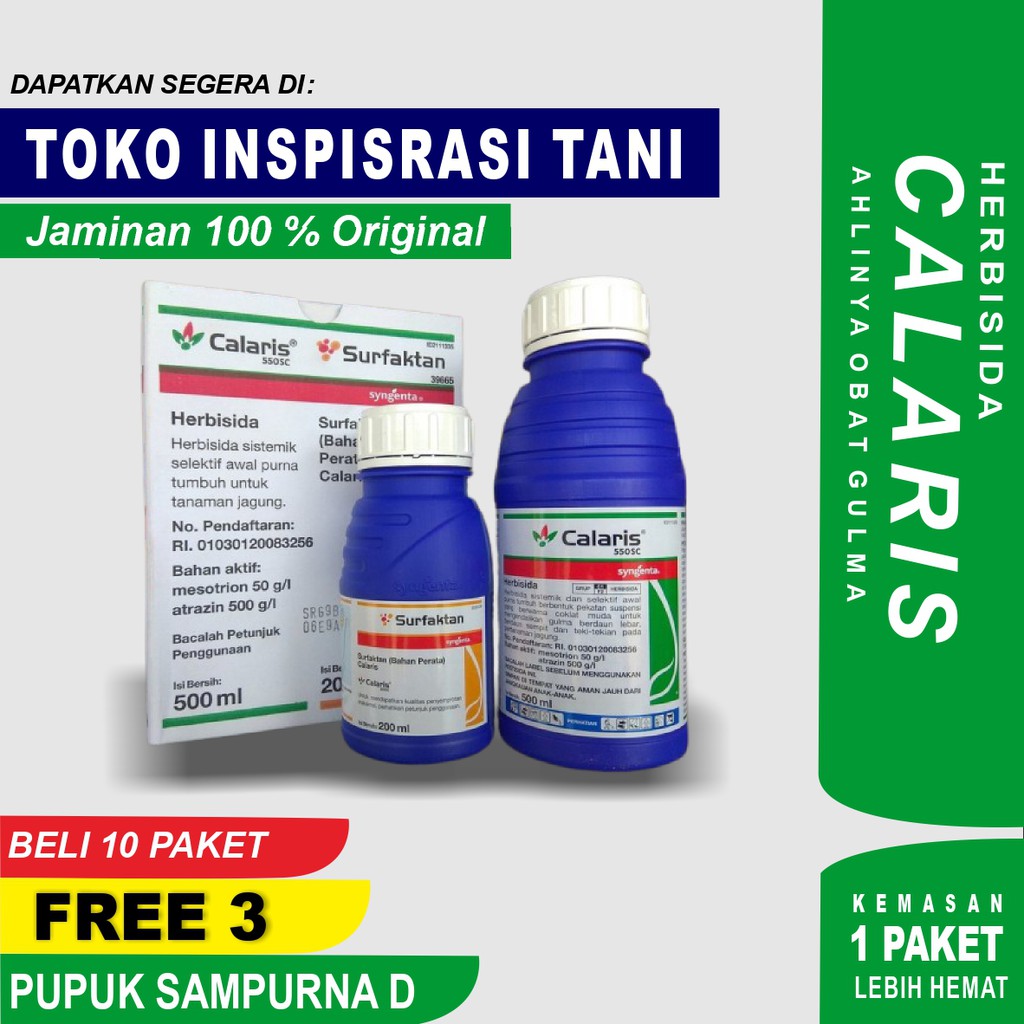 Jual Herbisida Calaris 550SC Kemasan 500 ml/Calaris Herbisida 550SC ...