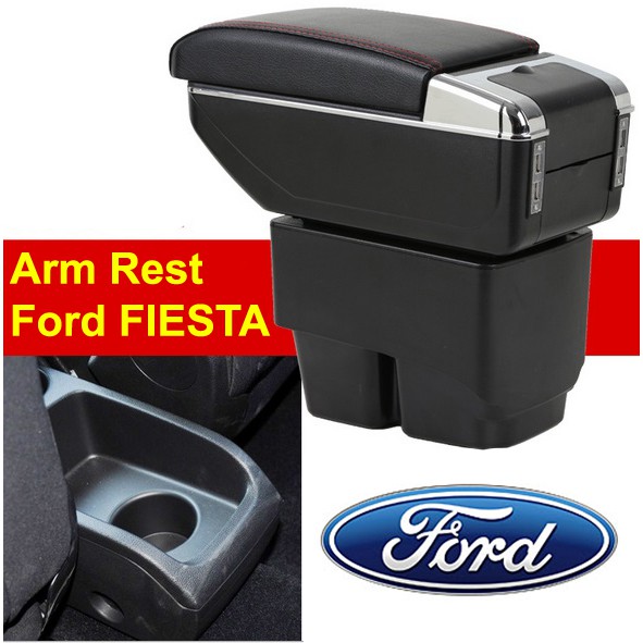 Jual Arm Rest Box Kotak Alas Lengan FORD FIESTA dual stack 7 Port USB ...