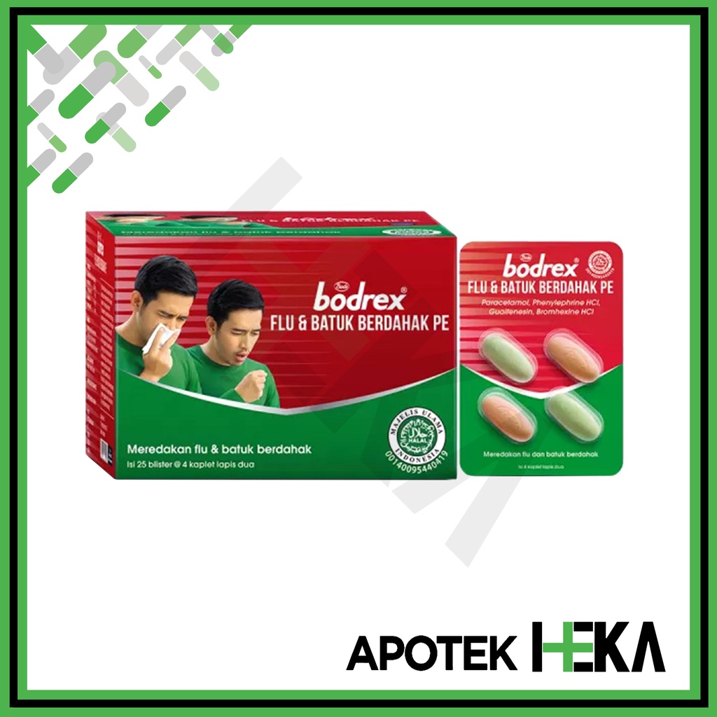 Jual Bodrex Flu dan Batuk Berdahak Box isi 25x4 Tablet (SEMARANG ...