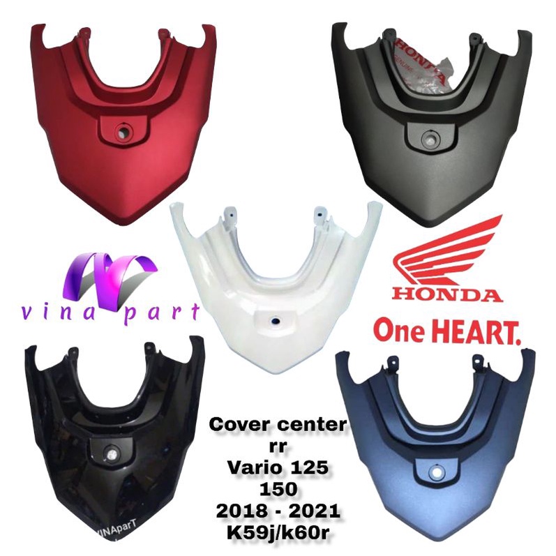Jual cover rr center sambungan body belakang vario 125 150 new 2018 ...